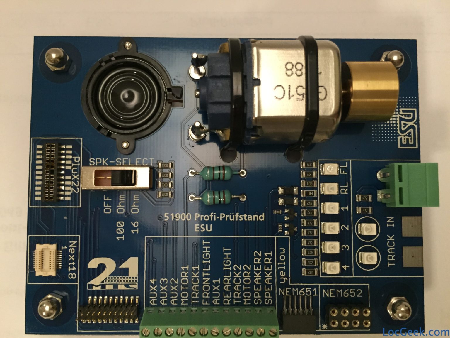 ESU Decoder tester "Profi-Prüfstand" 51900 | LocGeek