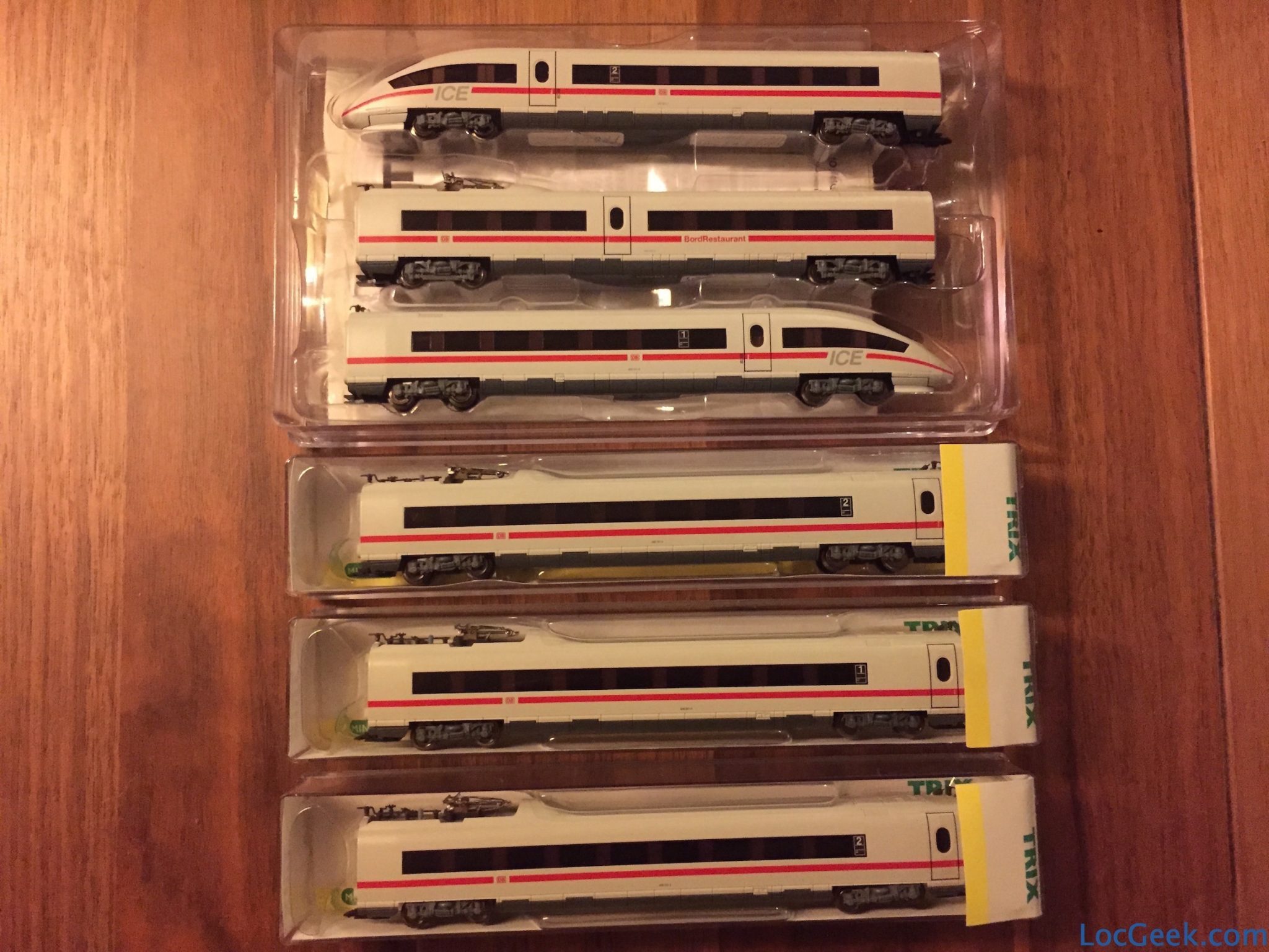 Minitrix ICE 3 converted with sound, 6 decoders | LocGeek