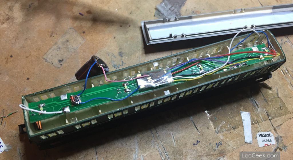 Old Arnold ES88 railcar DCC conversion | LocGeek